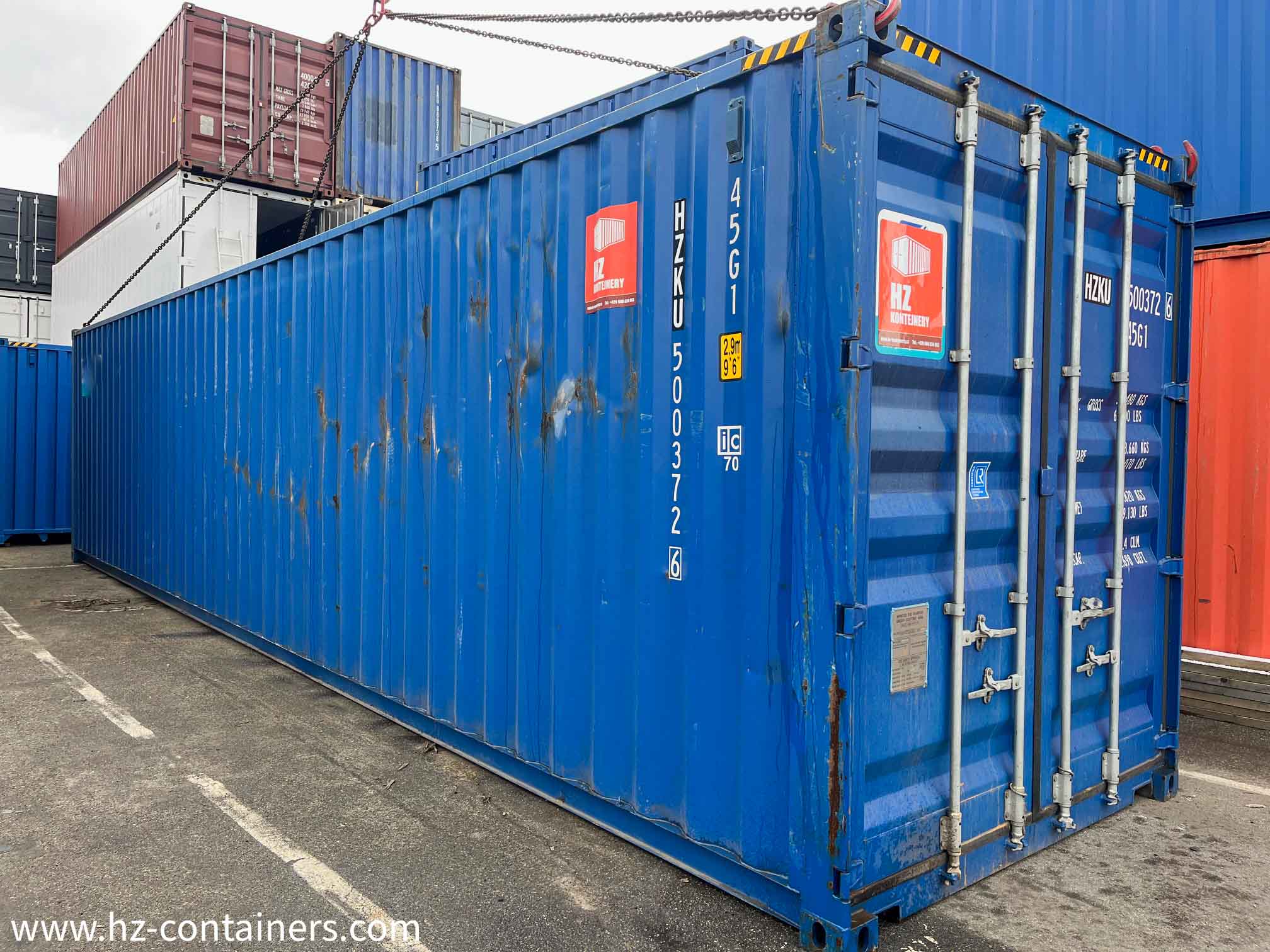 Shipping Container 40'HC IICL, HZKU 500 372-6 - HZ CONTAINERS.com