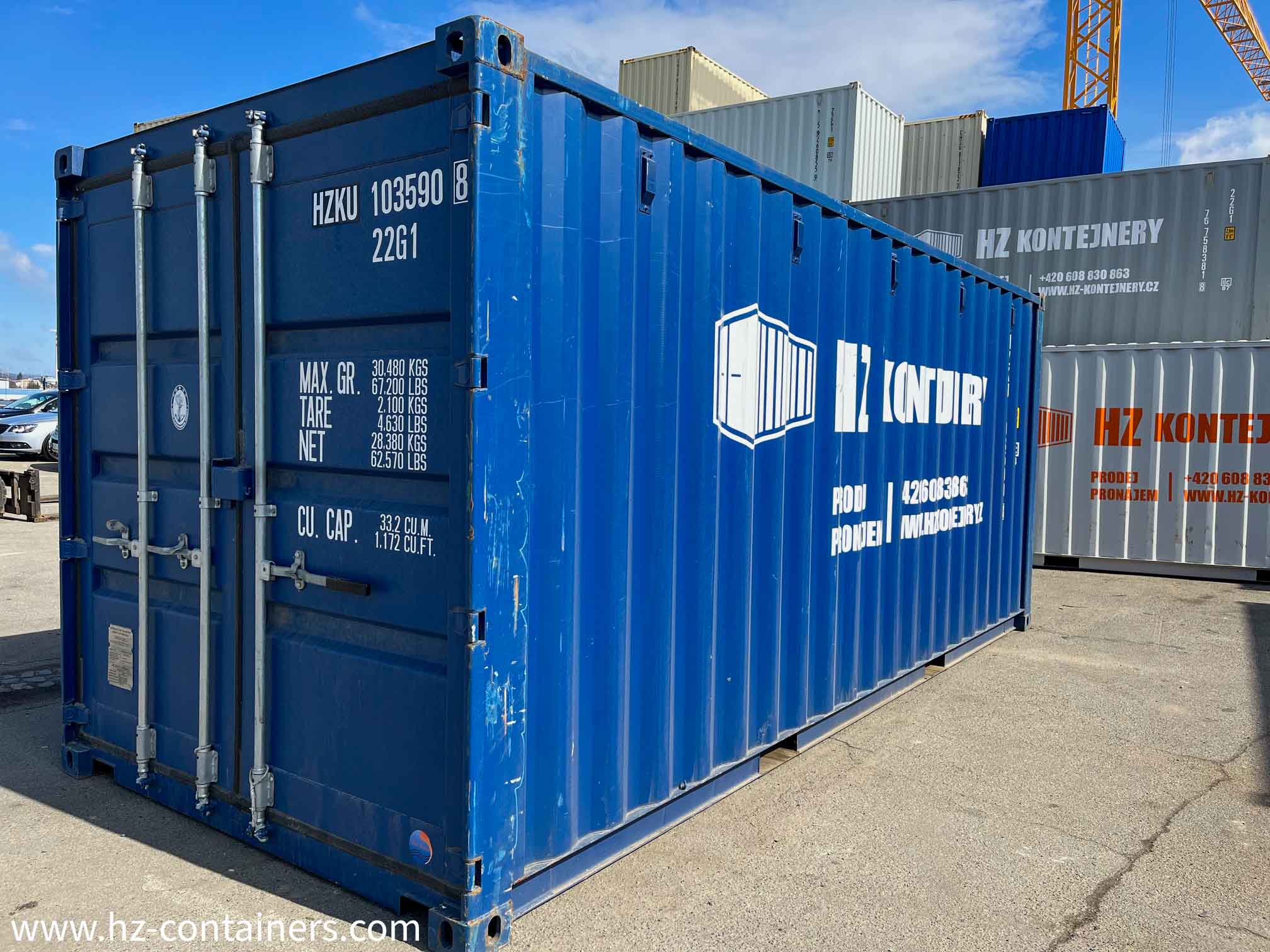 Office container for rent 6 m IICL CR, HZKU 103 590-8 - HZ CONTAINERS ...