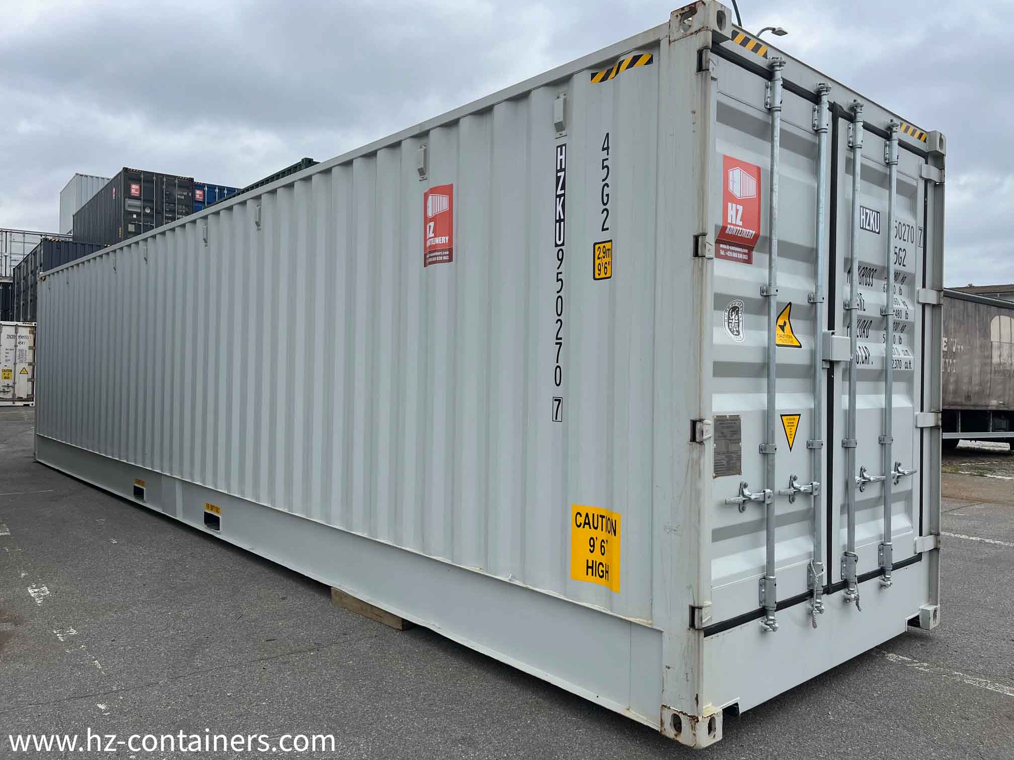 40’HC Open Side IICL6 Shipping Container, HZKU 950 270-7 - HZ ...
