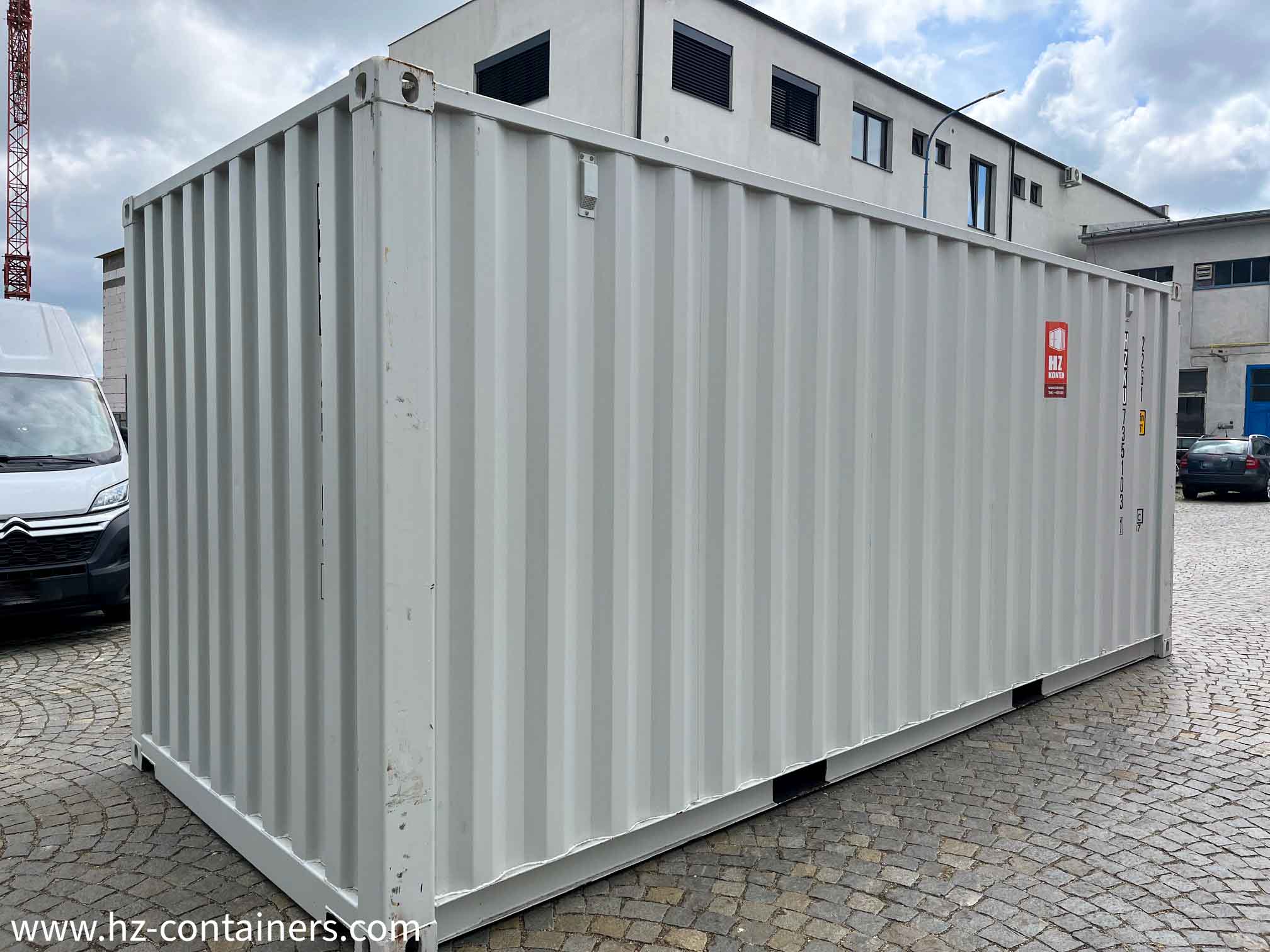 Contentor Marítimo Cinzento de 20′ IICL6 Hradec Králové, HZKU 735 103-1 ...