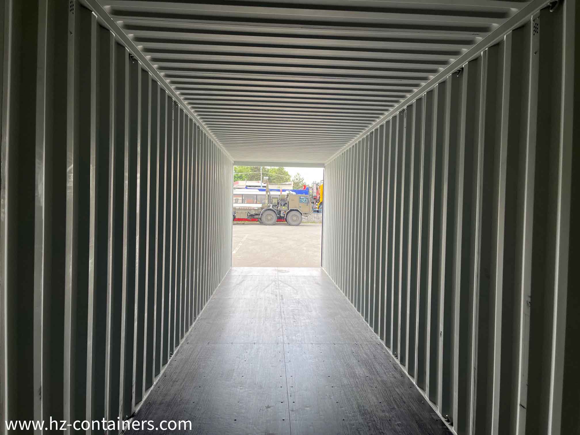 40’HC skladový kontejner po jedné cestě Poděbrady, HZKU 645 393-1 - HZ ...