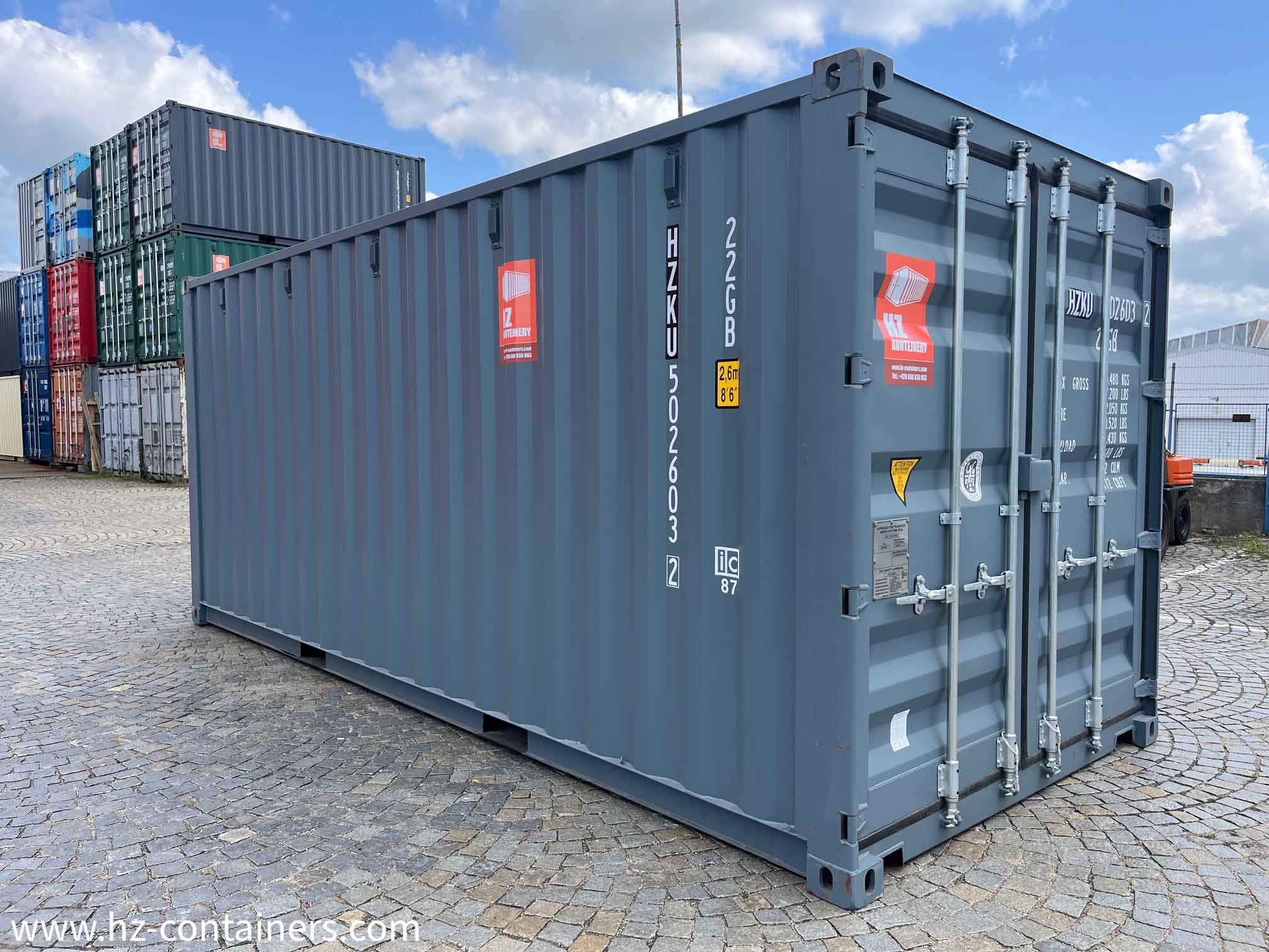 6-meter shipping container one way 20′ IICL6 , HZKU 502 603-2 - HZ ...