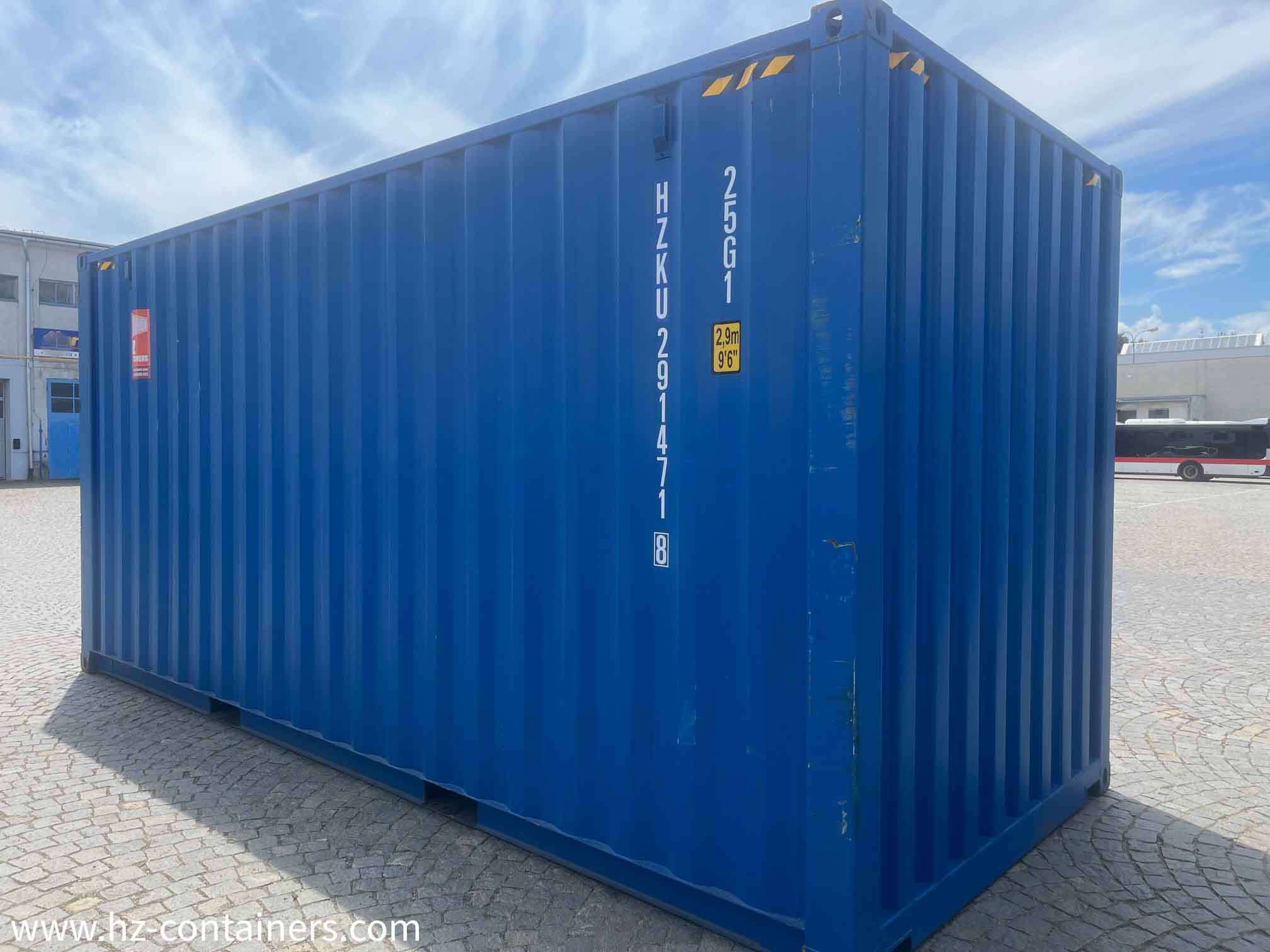 20HC container (6m high cube) after one trip, HZKU 291 471-8 - HZ ...