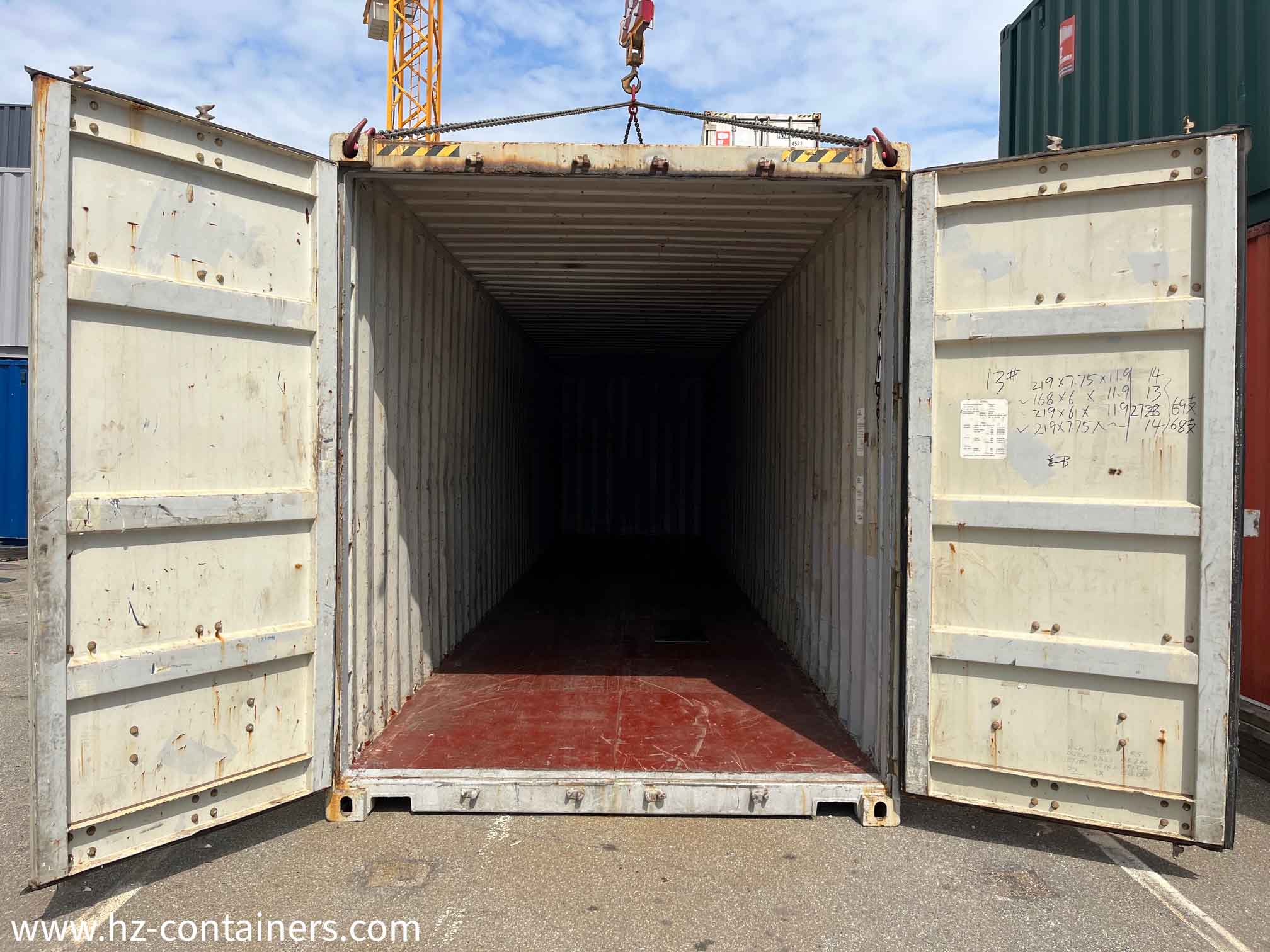 Container Marittimo Usato da 12m 40’HC CW, HZKU 985 283-1 - HZ ...