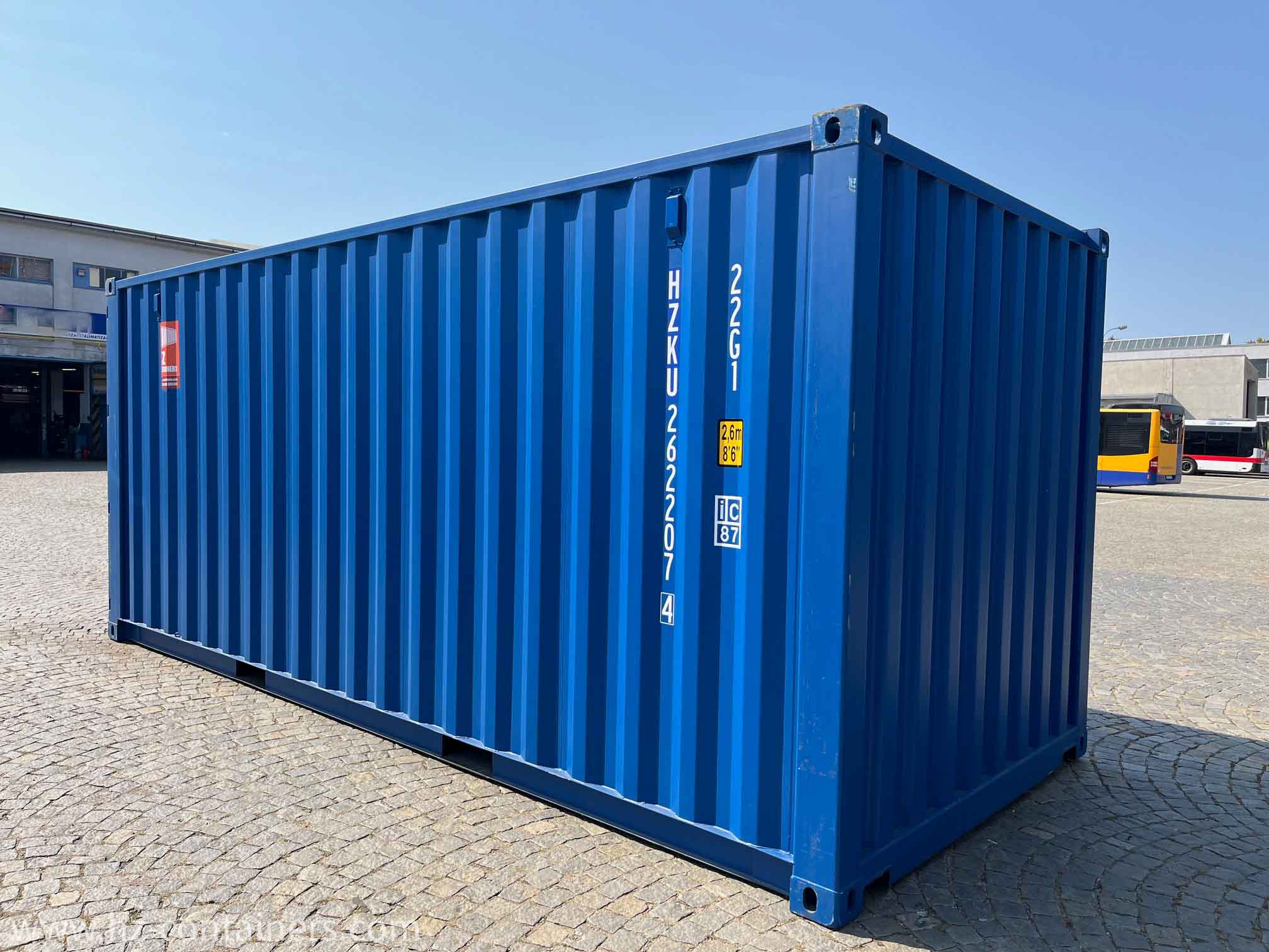 Conteneur maritime 20' Dry Van premier voyage, HZKU 262 207-4 - HZ ...