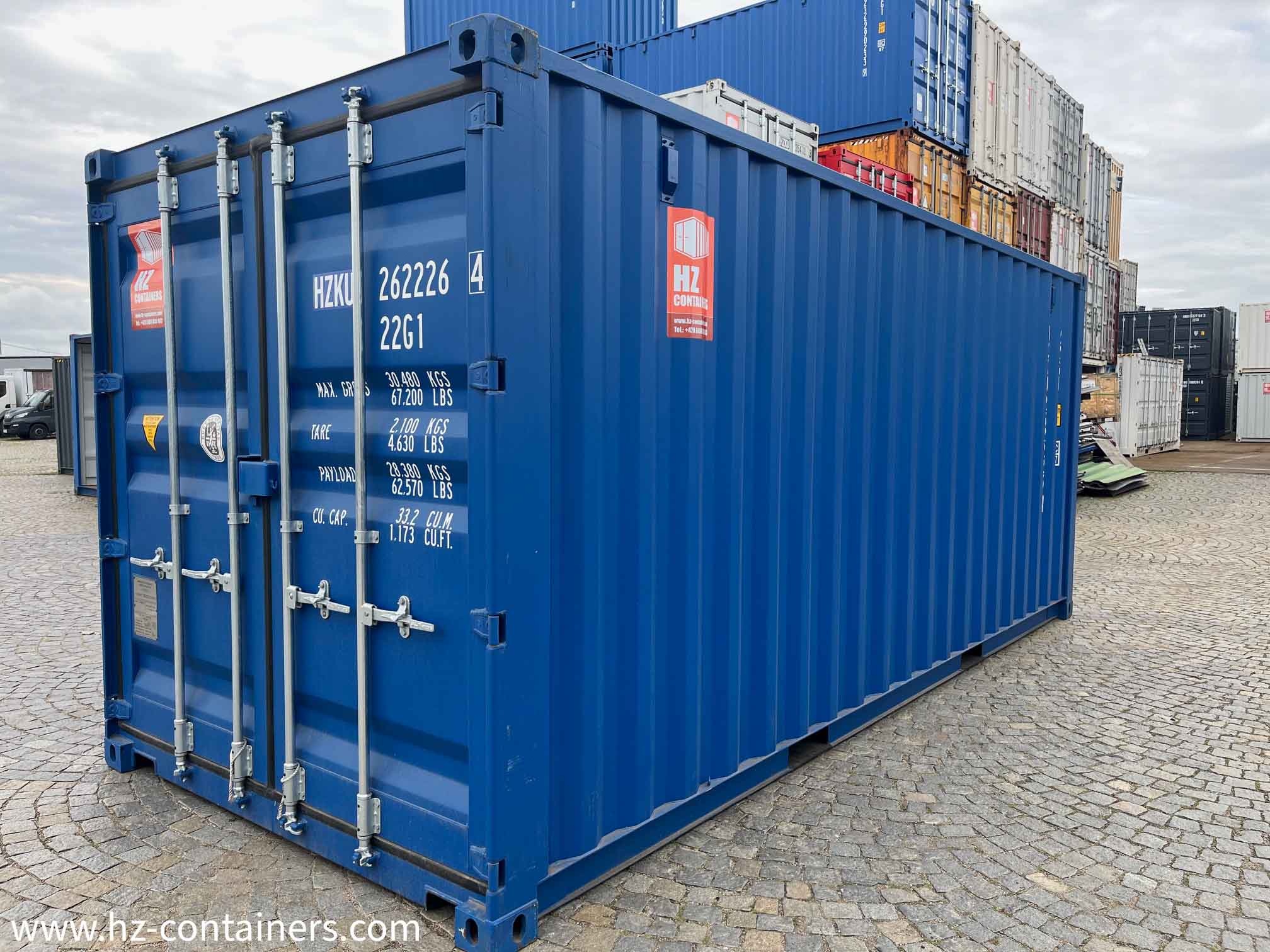 Conteneur maritime 20’DV de qualité IICL6, HZKU 262 226-4 - HZ ...