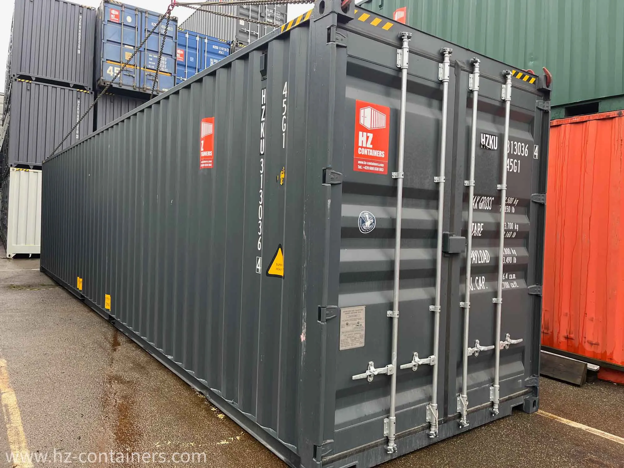 40’HC 运输集装箱 - HZ CONTAINERS.com