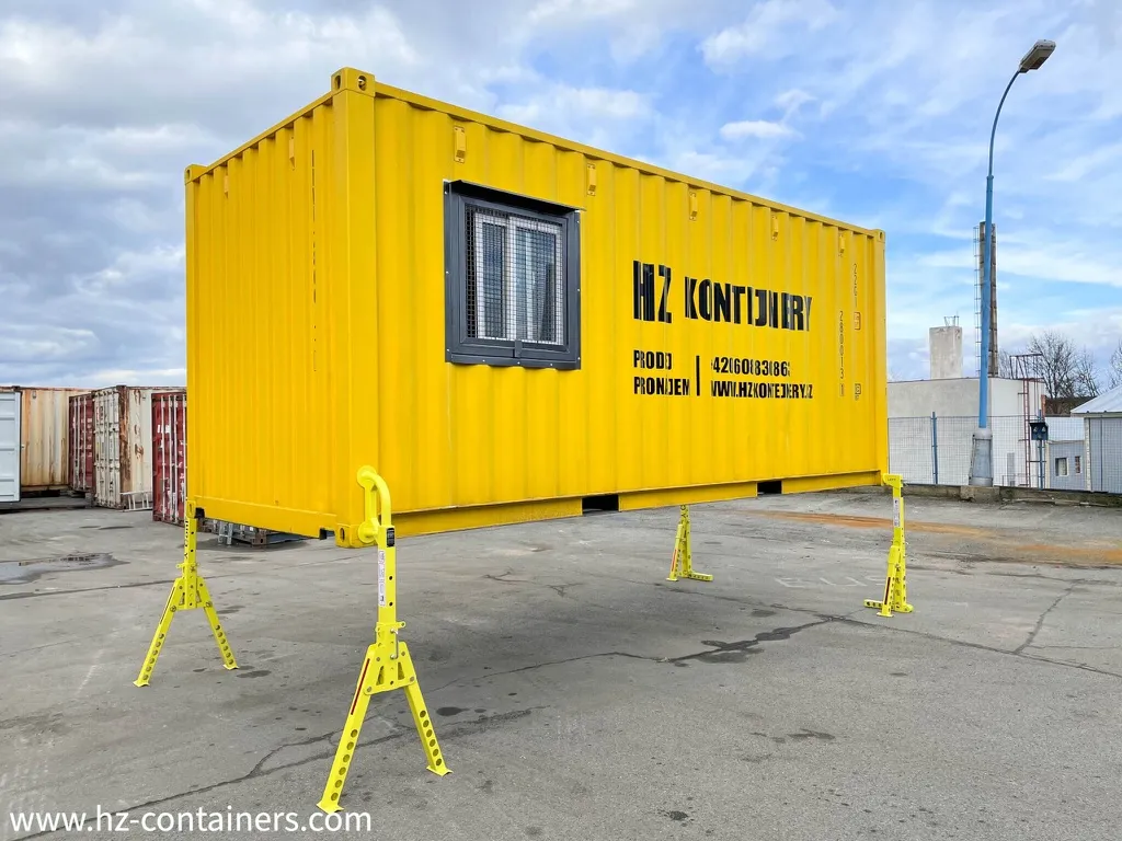How to fold a shipping container? Using ConFoot legs - HZ CONTAINERS.com